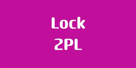 [db] 동시성 제어 기법 lock