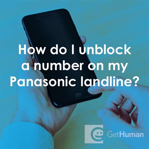 How To Block Number On Panasonic Landline