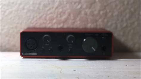 How To Use Focusrite Scarlet Solo YouTube