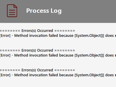 Error Method Invocation Failed Because System Object Does Not Contain A Method Named Op