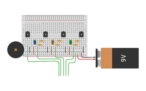 Circuit Design Group 2 Water Level Indicator Tinkercad