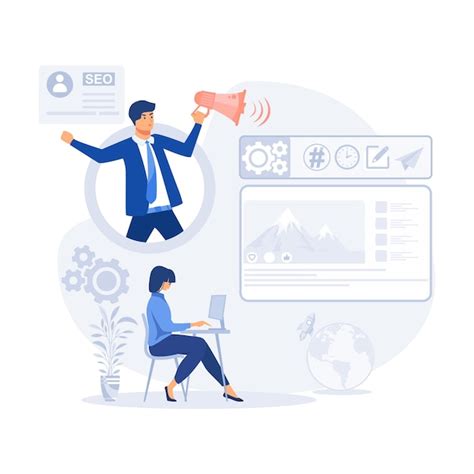Premium Vector Blog Promotion Mistake Content Production Without Seo
