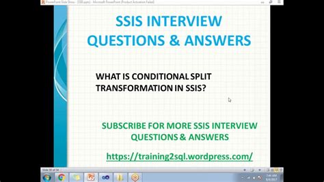 Conditional Split Transformation In Ssis Youtube