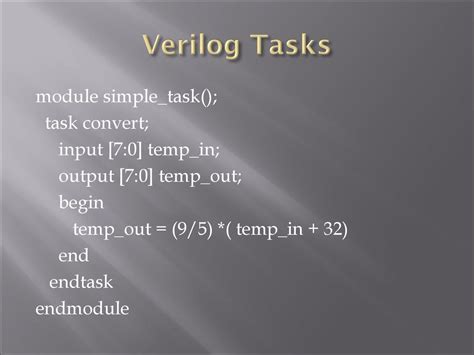 using verilog header files ppt download