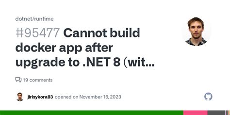 Cannot Build Docker App After Upgrade To NET 8 With Blazor Issue 95477 Dotnet Runtime