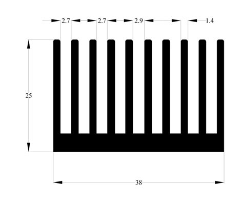 1151 As Aluminum Heatsink