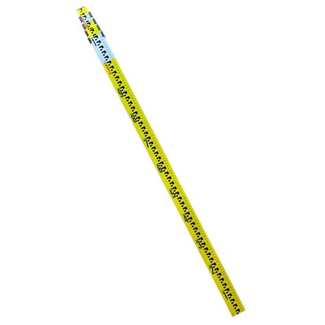 Cansel Duratech Aluminum Leveling Rod ½ cm Reverse Reading Metric 5m 16ft