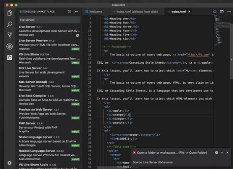 Visual Studio Issue Ritwickdey Vscode Live Server GitHub