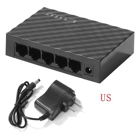 4 1000m Gigabit Mini 5 Port Fast Ethernet Network Switch Lan Hub Rj45