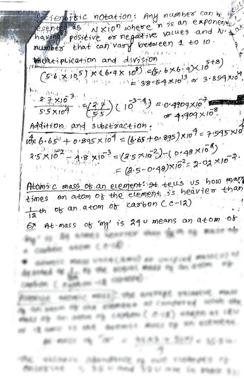 Solution Mole Concept Chemistry Class11 Scientific Notation Part 10