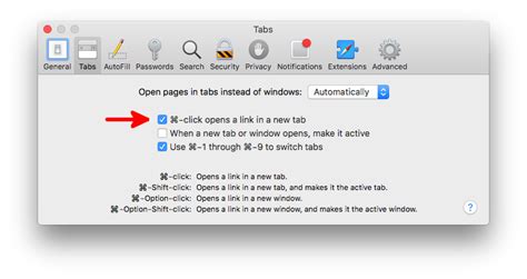 open a link in new tab in safari on macos sierra ask different
