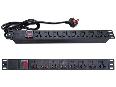 Buy Switch2com 8 Output Universal Socket Power Distribution Unit Uk Type For Rackmount Server