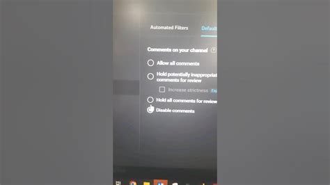 How To Disable Youtube Comment Shorts Youtubeshorts Shortvideo Shortsviral Shortsfeed
