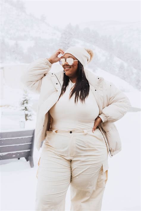 Stylish And Warm Plus Size Winter Outfits For Cold Weather Trendy