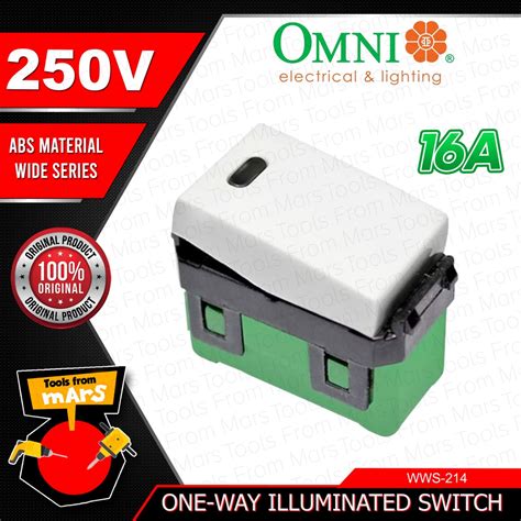 Omni 1 Way Illuminated Switch 16a Wws 214 •tfm• Lazada Ph