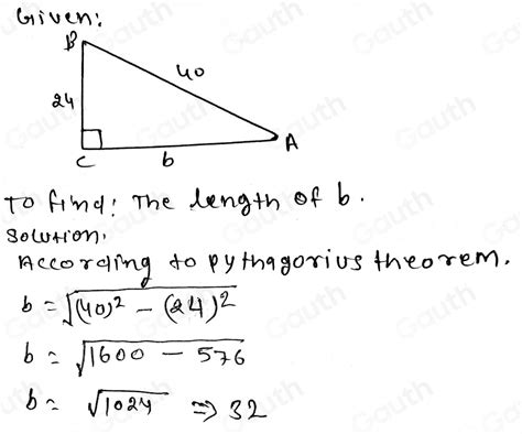 Solved A Find The Length Of6by Using The Pythagorean Theorem Fnter
