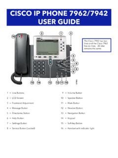CISCO IP PHONE 7962 7942 USER GUIDE Cisco Ip Phone 7962 7942 User Guide Pdf PDF4PRO