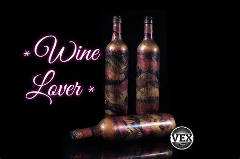 Wine Bottle Sex Toy Large Platinum Silicone Sex Toy Wine Lover Vex Toys