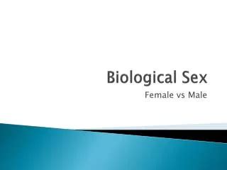 PPT Biological Sex PowerPoint Presentation Free Download ID 2095170
