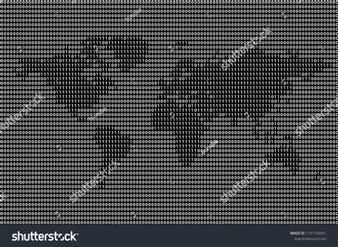 Digital World Map Binary Code Numbers Stock Illustration 1191156451 Shutterstock