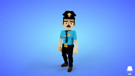 Voxel Characters Pack Low Poly 3d Art