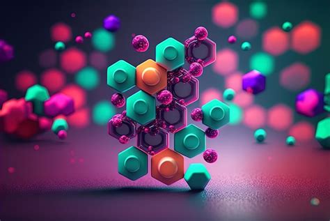 Premium Photo Abstract Scientific Background With Hexagonal Pattern Technology And Science