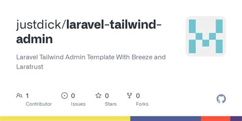 GitHub Justdick Laravel Tailwind Admin Laravel Tailwind Admin Template With Breeze And Laratrust