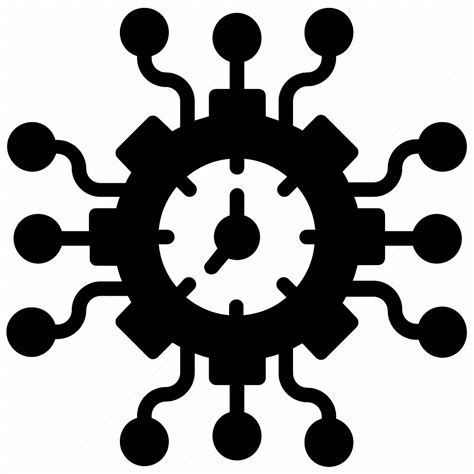 Time Management Productivity Efficiency Control Operation Handling Icon Download On