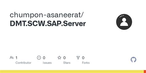 github chumpon asaneerat dmt scw sap server