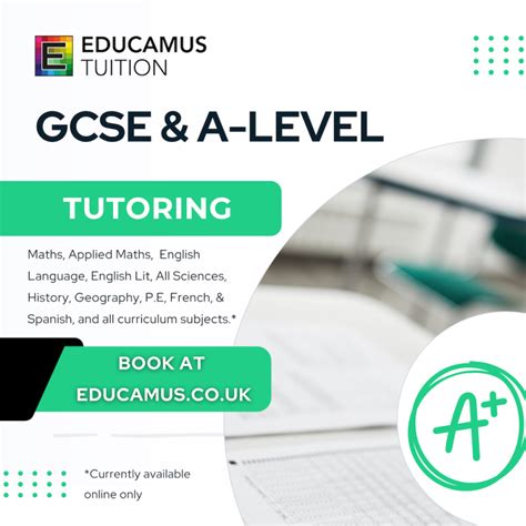 Gcse And A Level Online Tutoring Educamus Tuition
