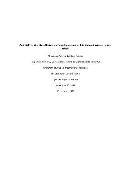 Literature Review Almudena Udocz