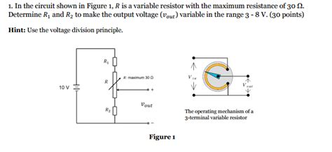 Solved In The Circuit Shown In Figure R Is A Variable Chegg