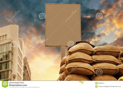 Checkpoint With Blank Signboard And Sandbags Stock Image Image Of Berlin Battle 25364511 Checkpoint With Blank Signboard And Sandbags Stock Image Image Of Berlin Battle 25364511