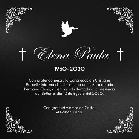 Plantillas Luto Gratis Y Editables Canva