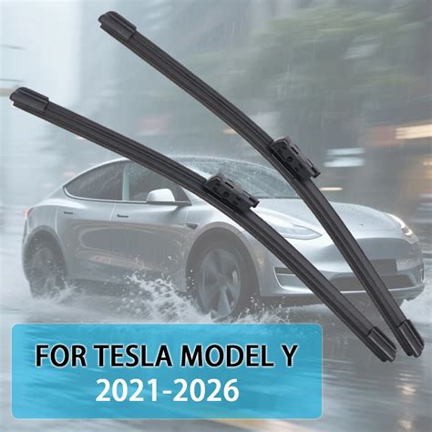 For Tesla Model Y 2021 2026 26 20 Car Wiper Blade Front Wipers Fit