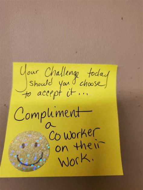 Compliment A Coworker On Their Work Notes To Coworkers Compliments