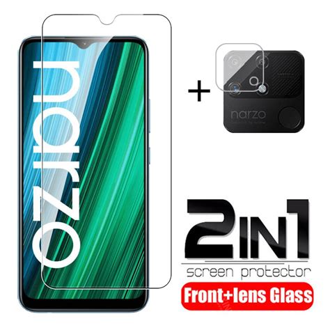 2in1 Tempered Glass Case Realme Narzo 50a Prime 50i 50 30a Pro 5g