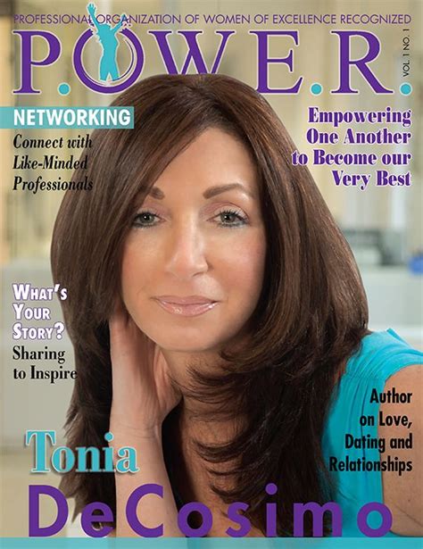 Tonia Decosimo Announced As The Publisher And Chief Editor Of P O W E R By Scribes Unli P O