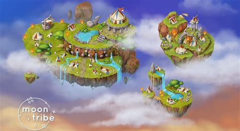 flying islands 2d in 2d assets ue marketplace
