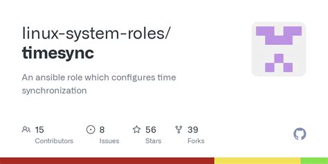 github linux system roles timesync an ansible role which configures