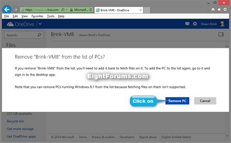 Onedrive Desktop App Add Or Remove Pcs From Onedrive Windows 8 Help