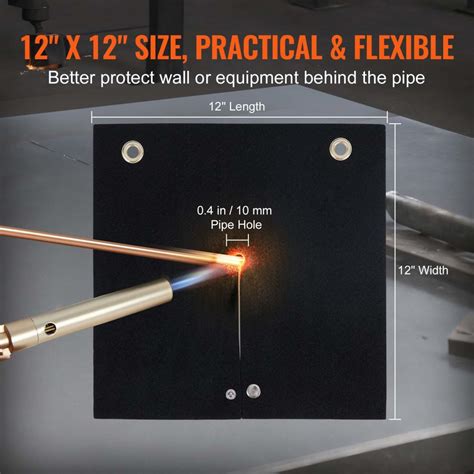 Vevor Welding Blanket 12 X 12 Carbon Fiber Heat Shield Welding Mat