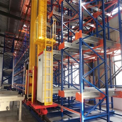 Automated Storage And Retrieval System Asrs With Automated Stacker