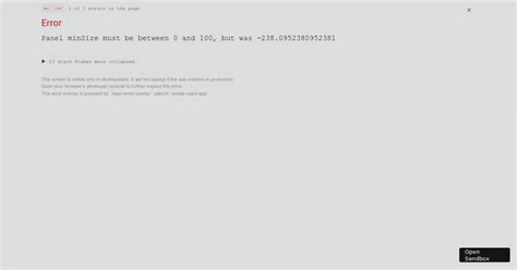 React Resizable Panels Examples Codesandbox