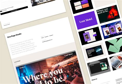 Introducing The One Pager Portfolio Template Dunked Blog