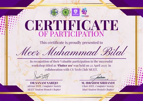 Flutter Mobiledevelopment Techcommunity Muet Lifelonglearning Meer Muhammad Bilal