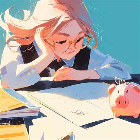 Premium Photo Young Womans Financial Planning Journey