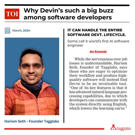 Devin Devinai Aisoftwareengineer Techtrends Techmagic Hariomseth