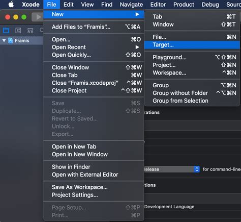 Setting Up An Xcode Project To Develop Cocoa And Cocoa Touch Frameworks Sharing Common Code