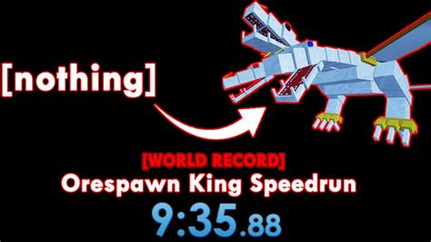 [wr] Orespawn Speedrun 9 35 Youtube